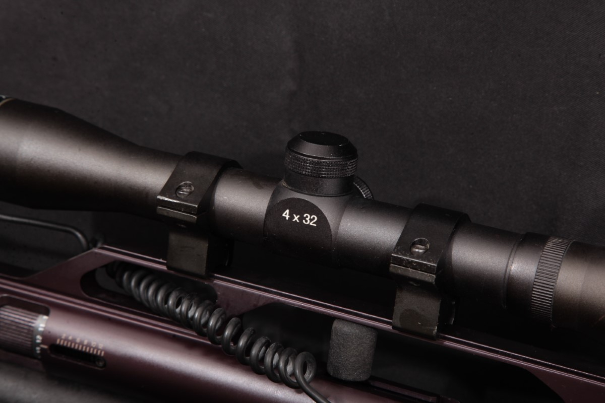 Model R0401, Blue 24" Single Shot Bolt Action Hpa Powered Air Rifle ...