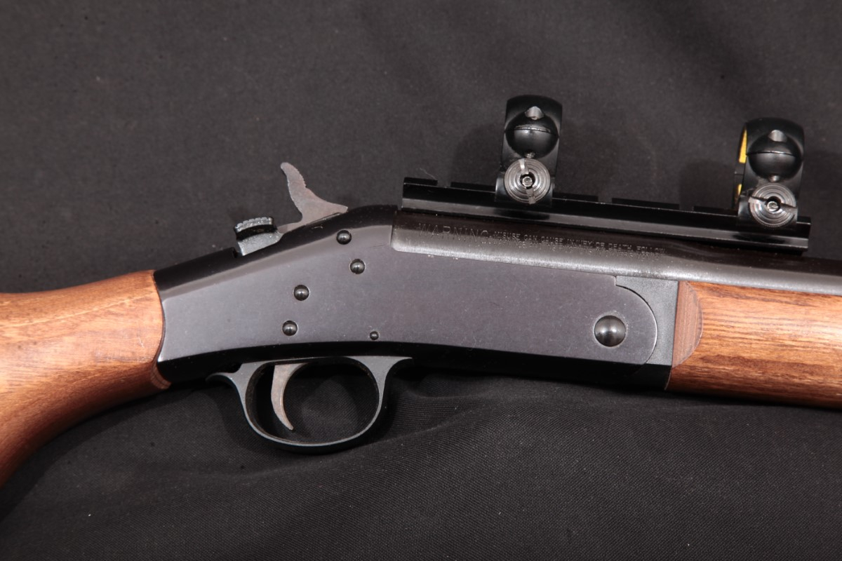 New England Firearms H&R Harrington & Richardson Handi-Rifle, Blue 22 ...