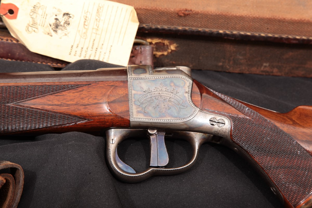 Nagel & Menz Model Heeren Falling Block Express Rifle, Blue/Case, 27 13 ...