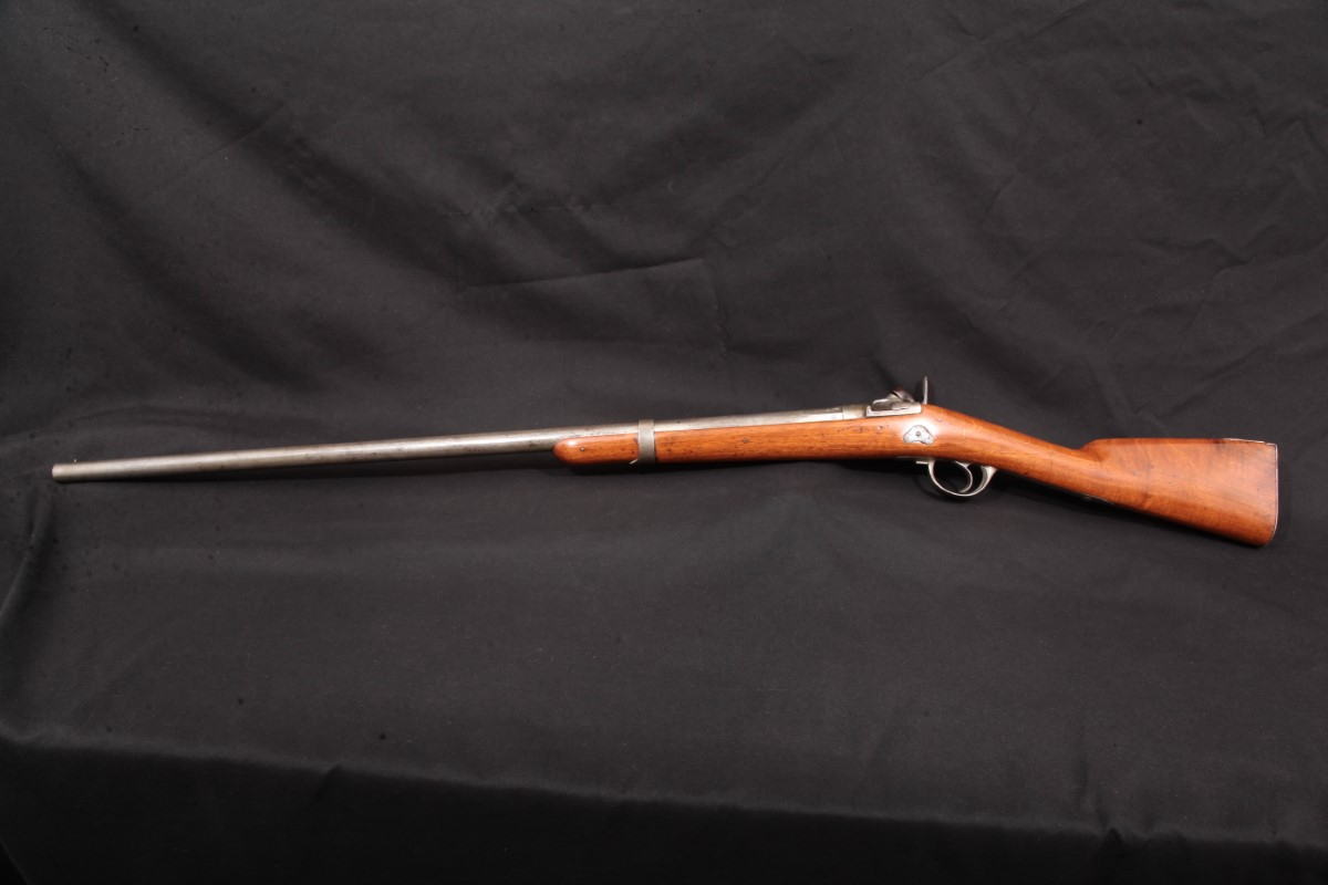Bertrand & Fils Belgian Snyder System Rotating Breech Shotgun, Bright ...