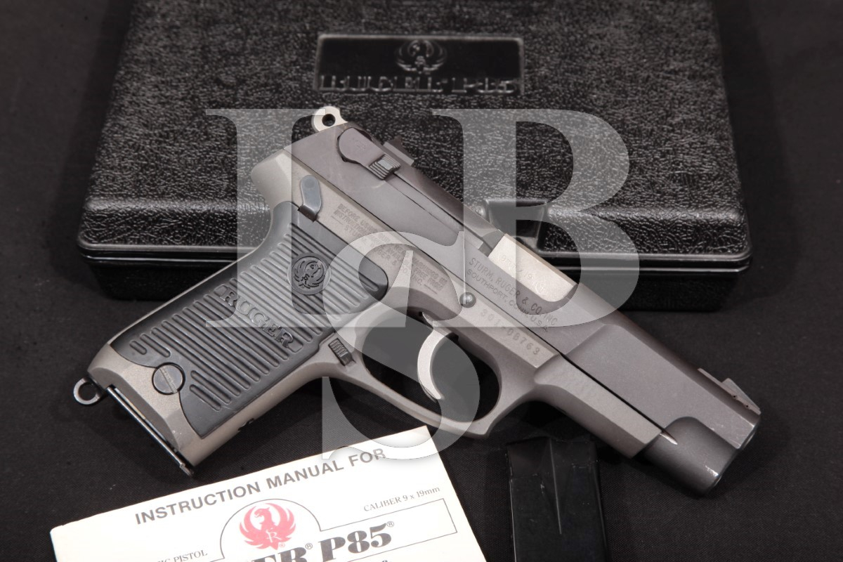 Sturm, Ruger & Co. Model P85 P-85, Blue & Gray 4 1/2" Sa/Da Semi ...