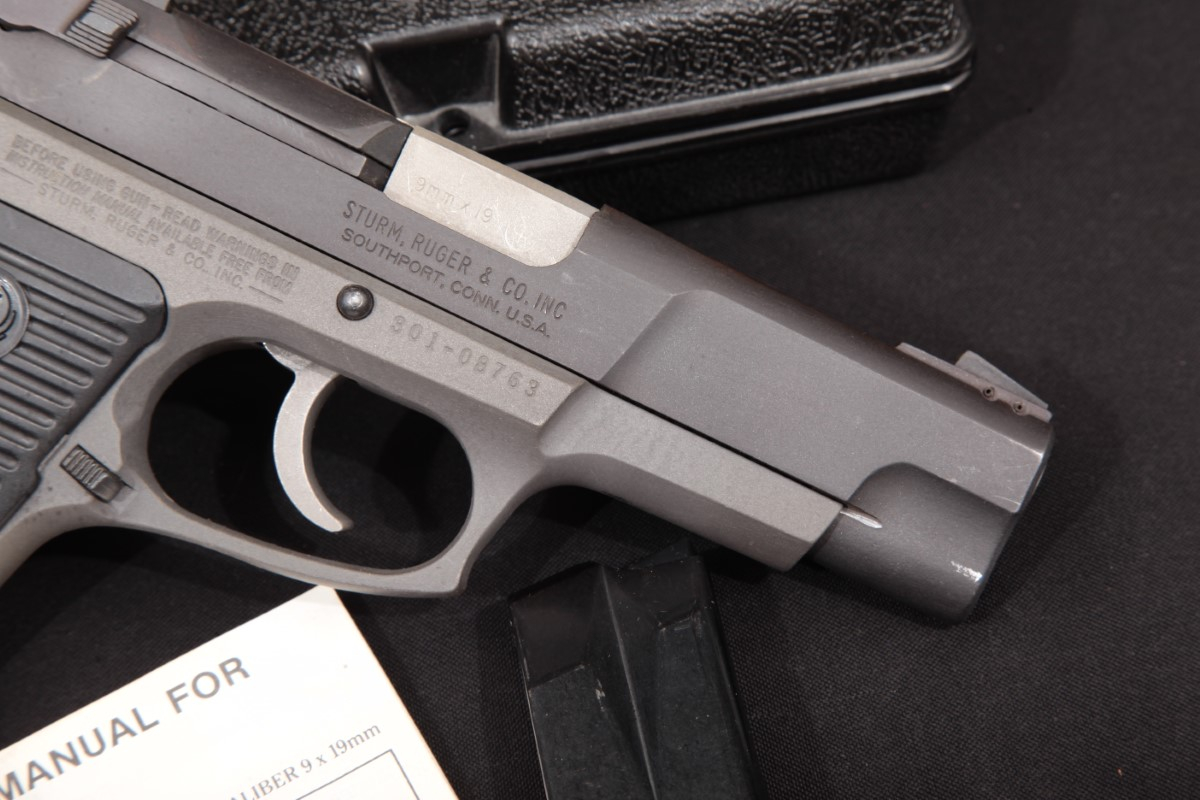 Sturm, Ruger & Co. Model P85 P-85, Blue & Gray 4 1/2" Sa/Da Semi ...