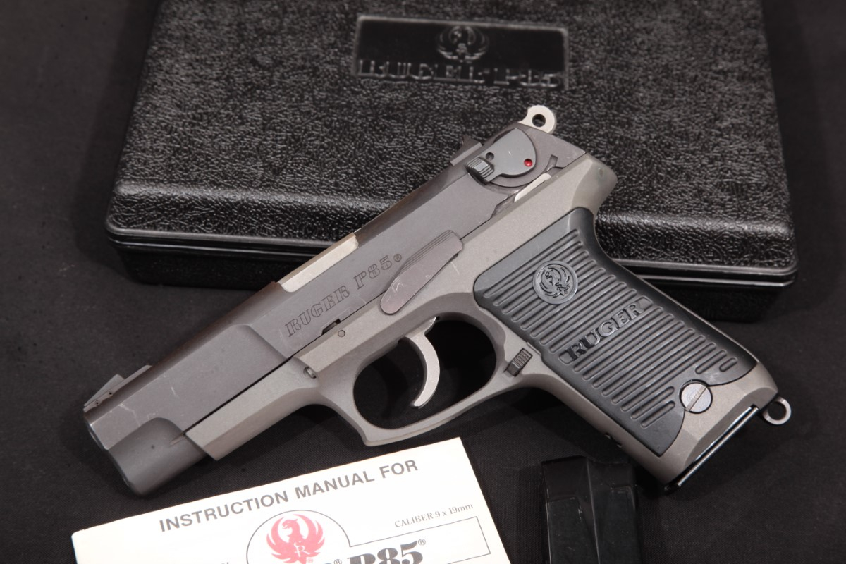 Sturm, Ruger & Co. Model P85 P-85, Blue & Gray 4 1/2" Sa/Da Semi ...
