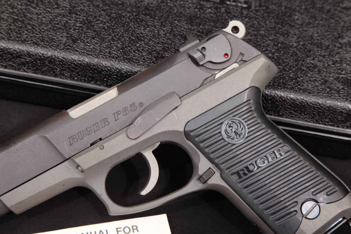 Sturm, Ruger & Co. Model P85 P-85, Blue & Gray 4 1/2" Sa/Da Semi ...