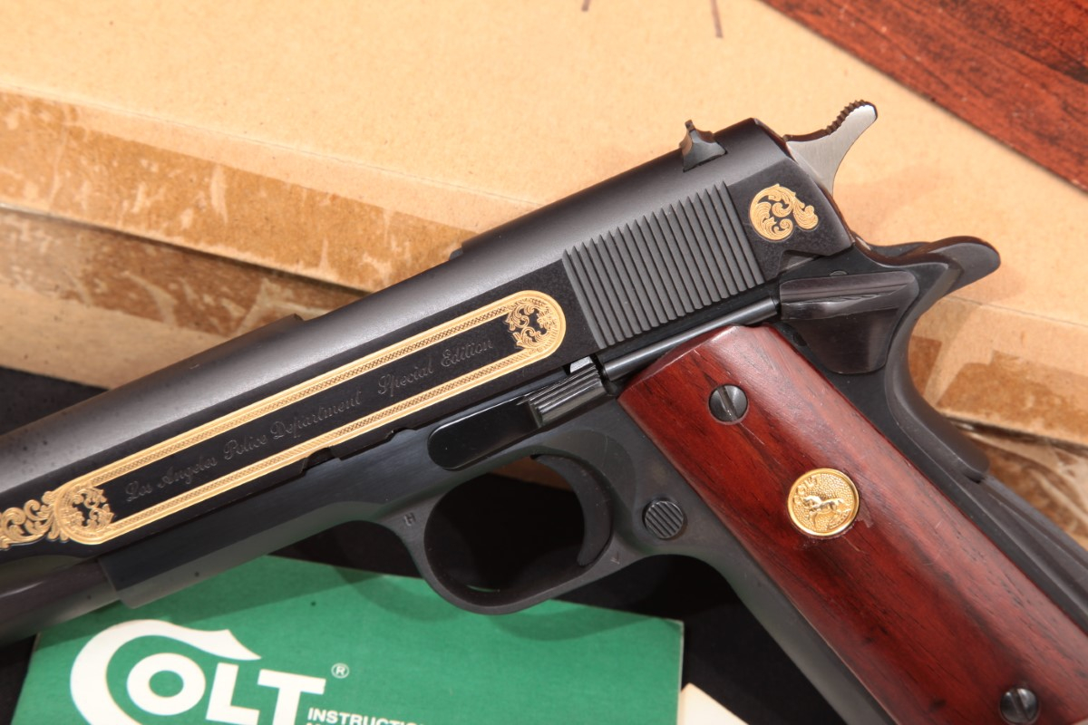 Colt Lapd Special Edition Mk Iv Mkiv Series '70 Government 1911, Blue ...