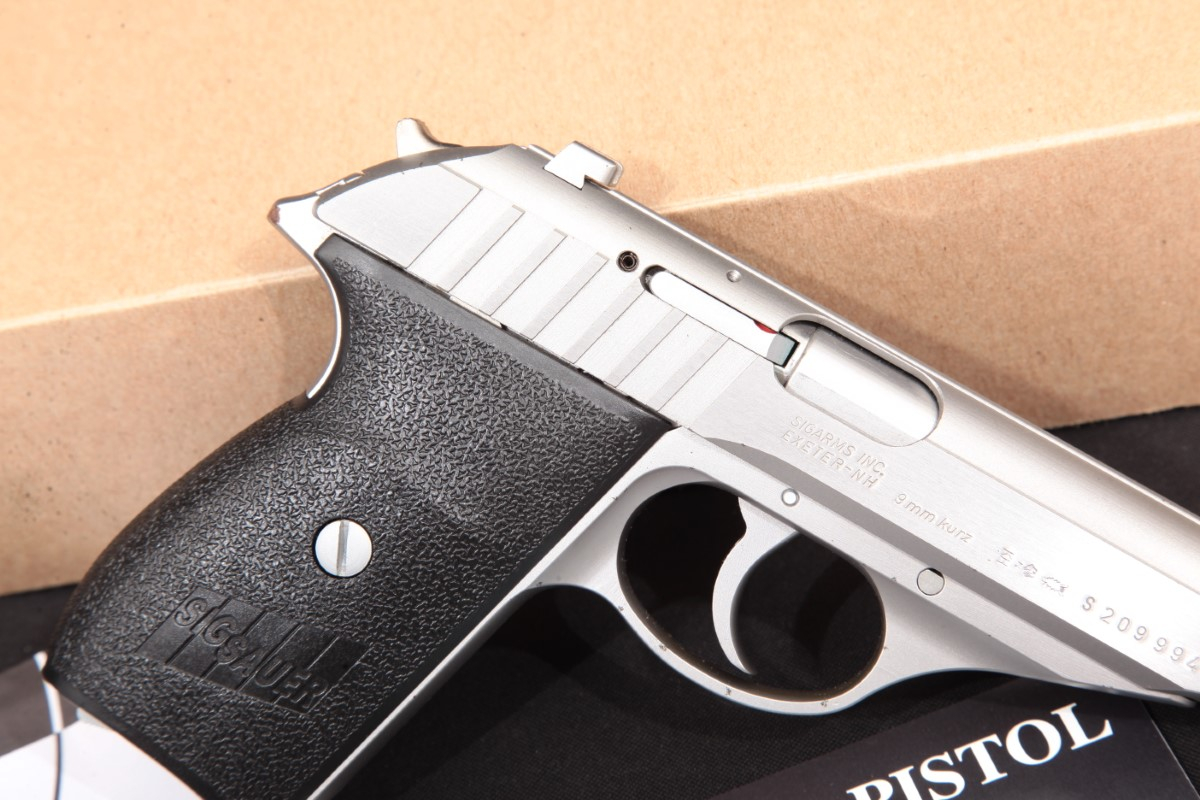 Sig Sauer Model P232sl P-232 Sl 232-380-S, Stainless 3 1/2" Sa/Da Semi ...