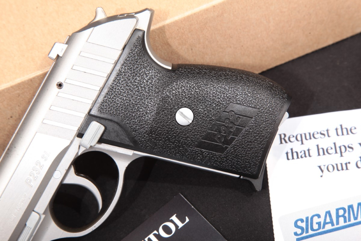 Sig Sauer Model P232sl P-232 Sl 232-380-S, Stainless 3 1/2" Sa/Da Semi ...