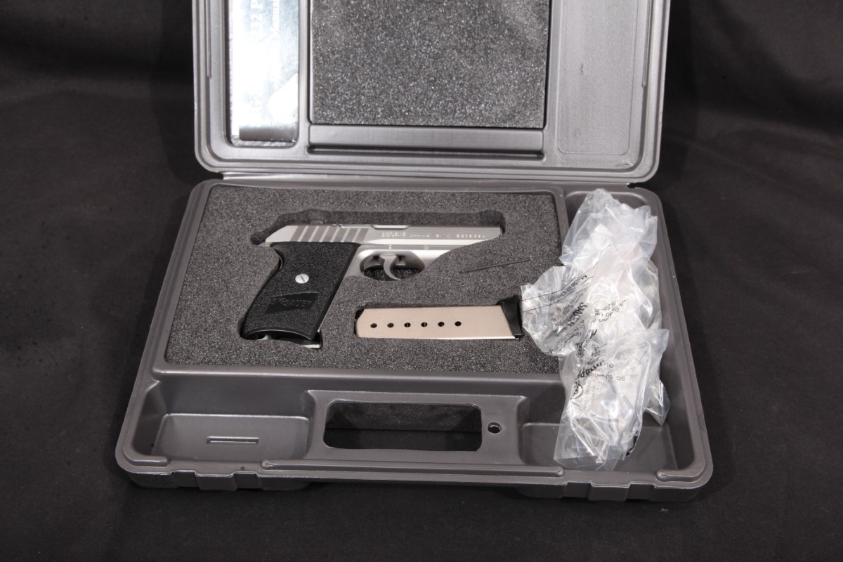 Sig Sauer Model P232sl P-232 Sl 232-380-S, Stainless 3 1/2" Sa/Da Semi ...