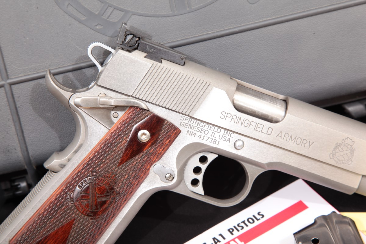 Springfield Armory Model 1911-A1 Loaded Target Pi9134l, Stainless 5" Sa ...