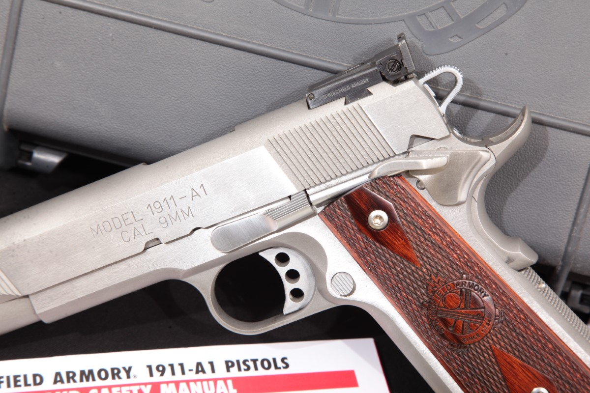 Springfield Armory Model 1911-A1 Loaded Target Pi9134l, Stainless 5" Sa ...