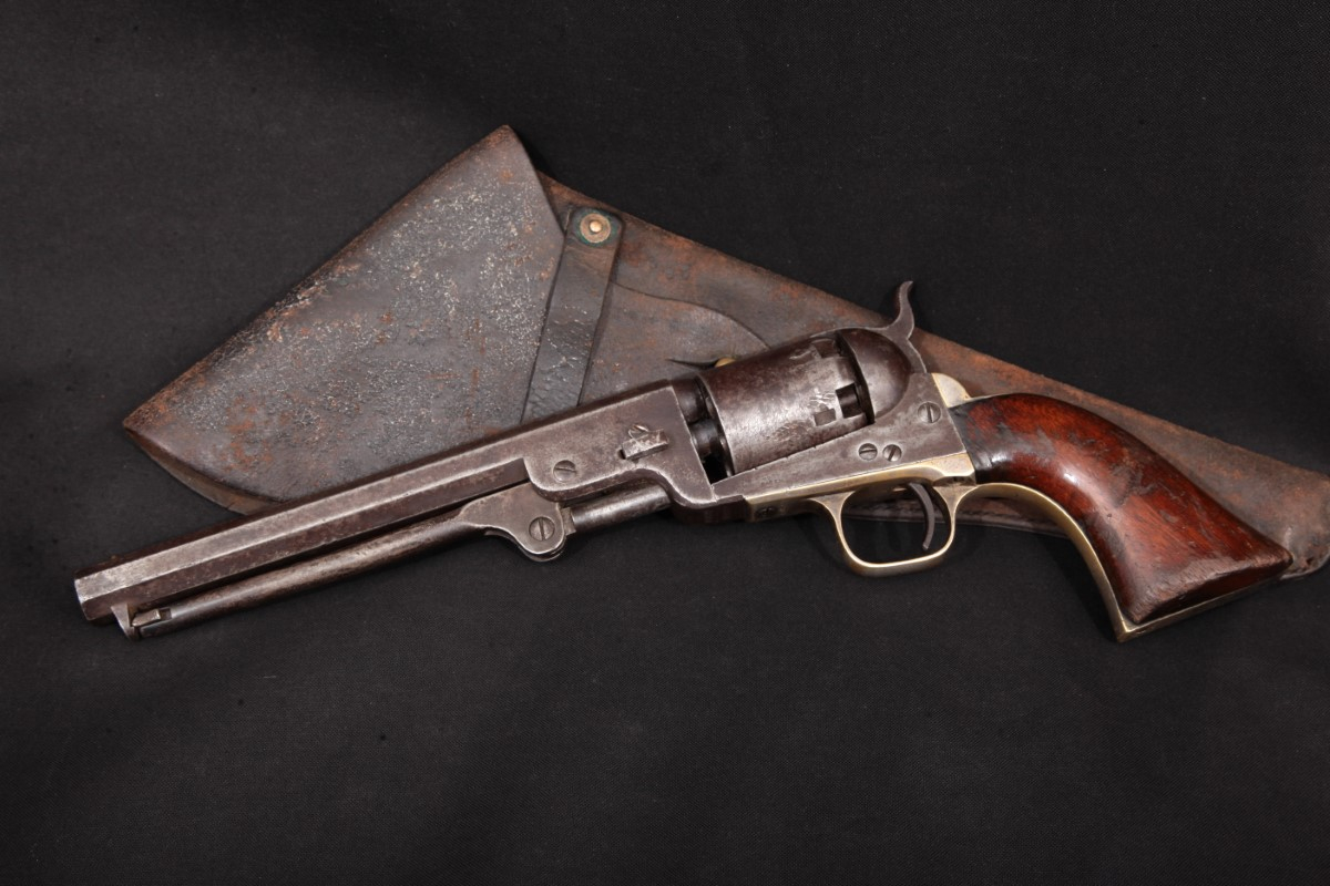 Colt - Model 1851 '51 Navy 4th Model, Blue/Case/Silver 7 ½” SA Single ...