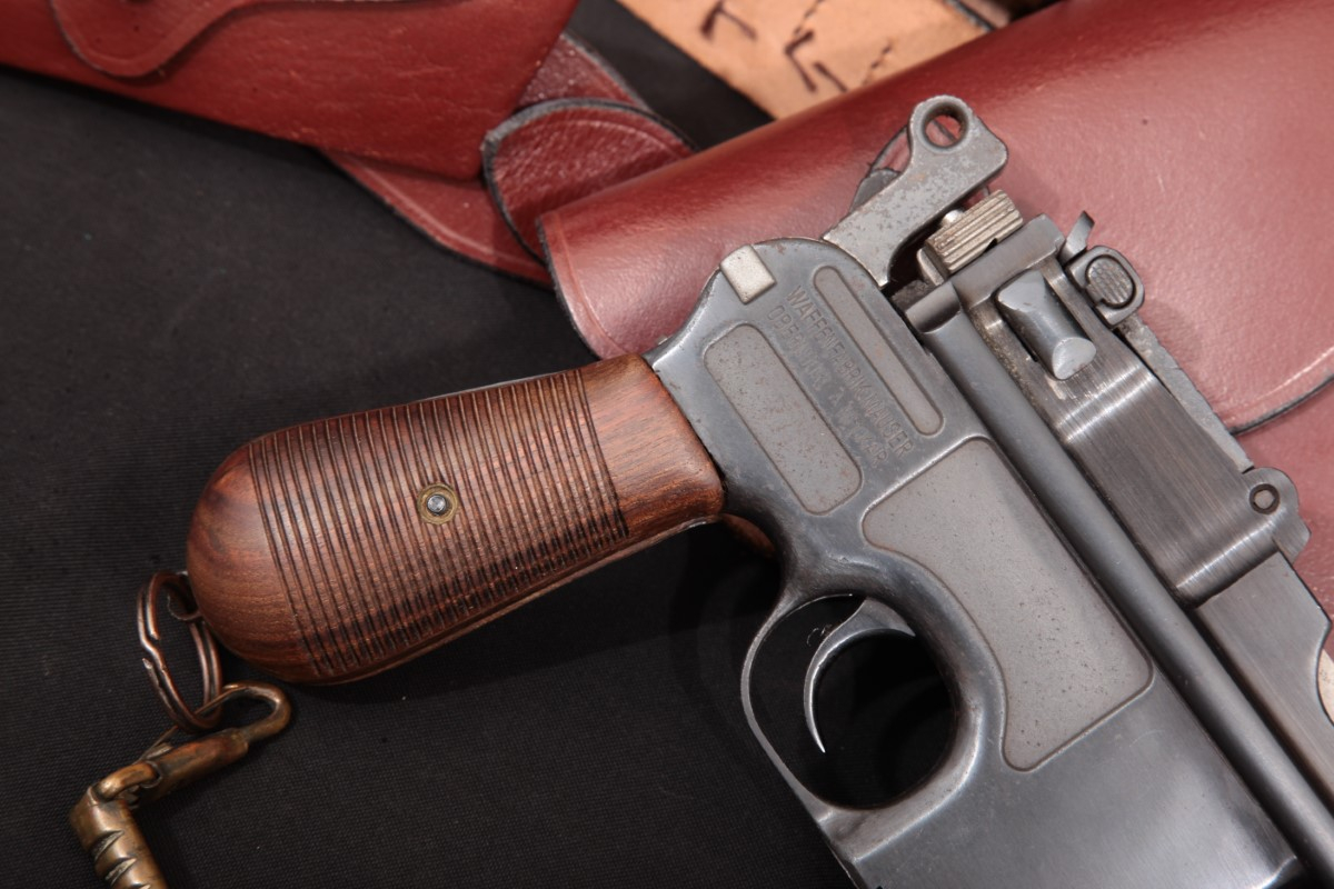 Mauser C96 Broomhandle Standard Pre-War Commercial, Blue 5 Fixed ...