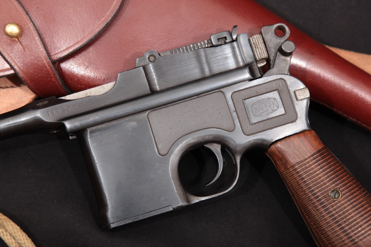 Mauser C96 Broomhandle Standard Pre-War Commercial, Blue 5 Fixed ...
