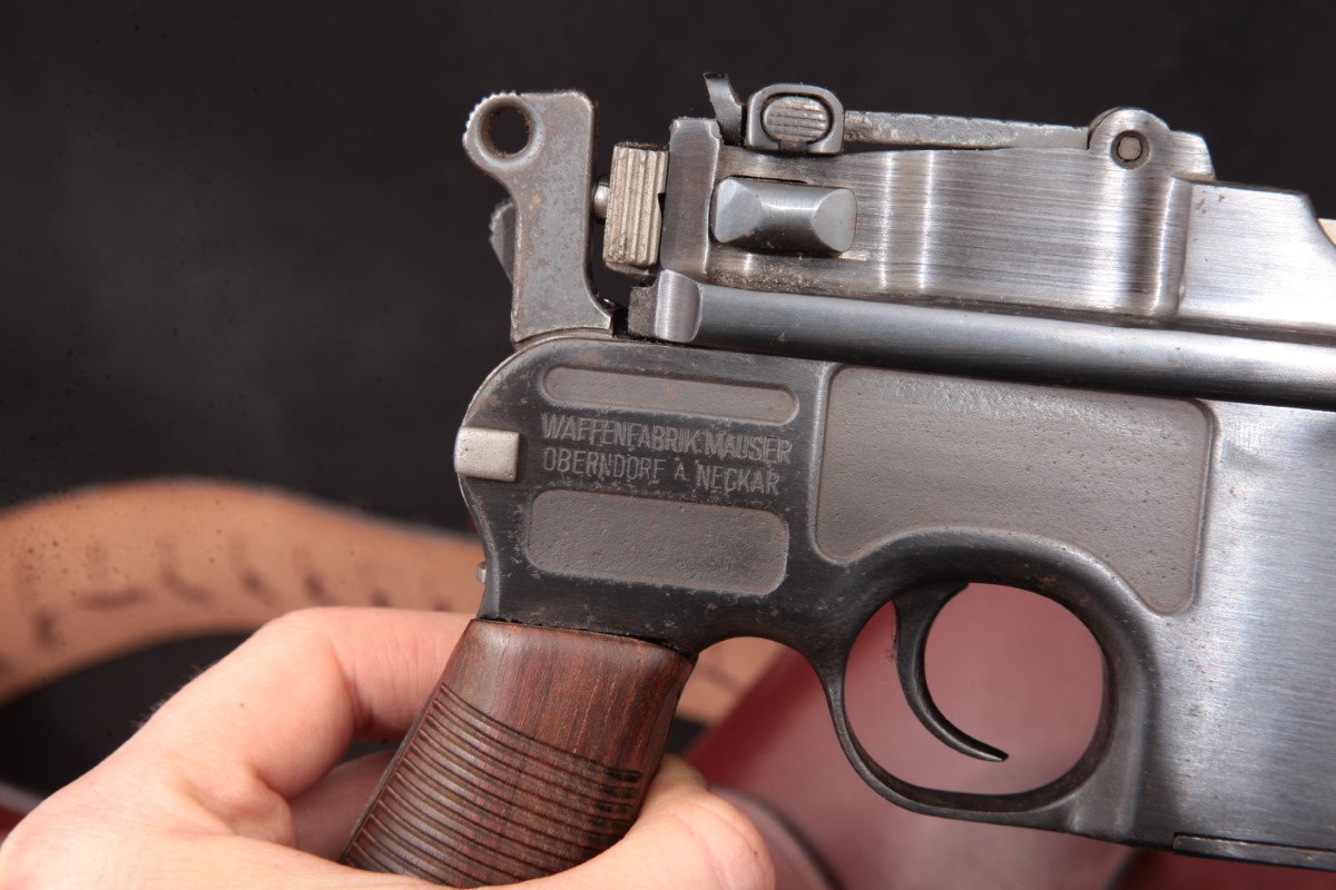 Mauser C96 Broomhandle Standard Pre-War Commercial, Blue 5 Fixed ...