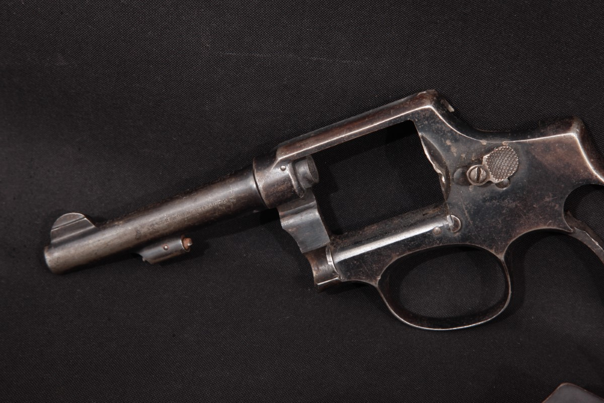 Eibar Lot Of 3 Spanish S&W Copy Revolvers, Blue 4" & 5" Double Action ...