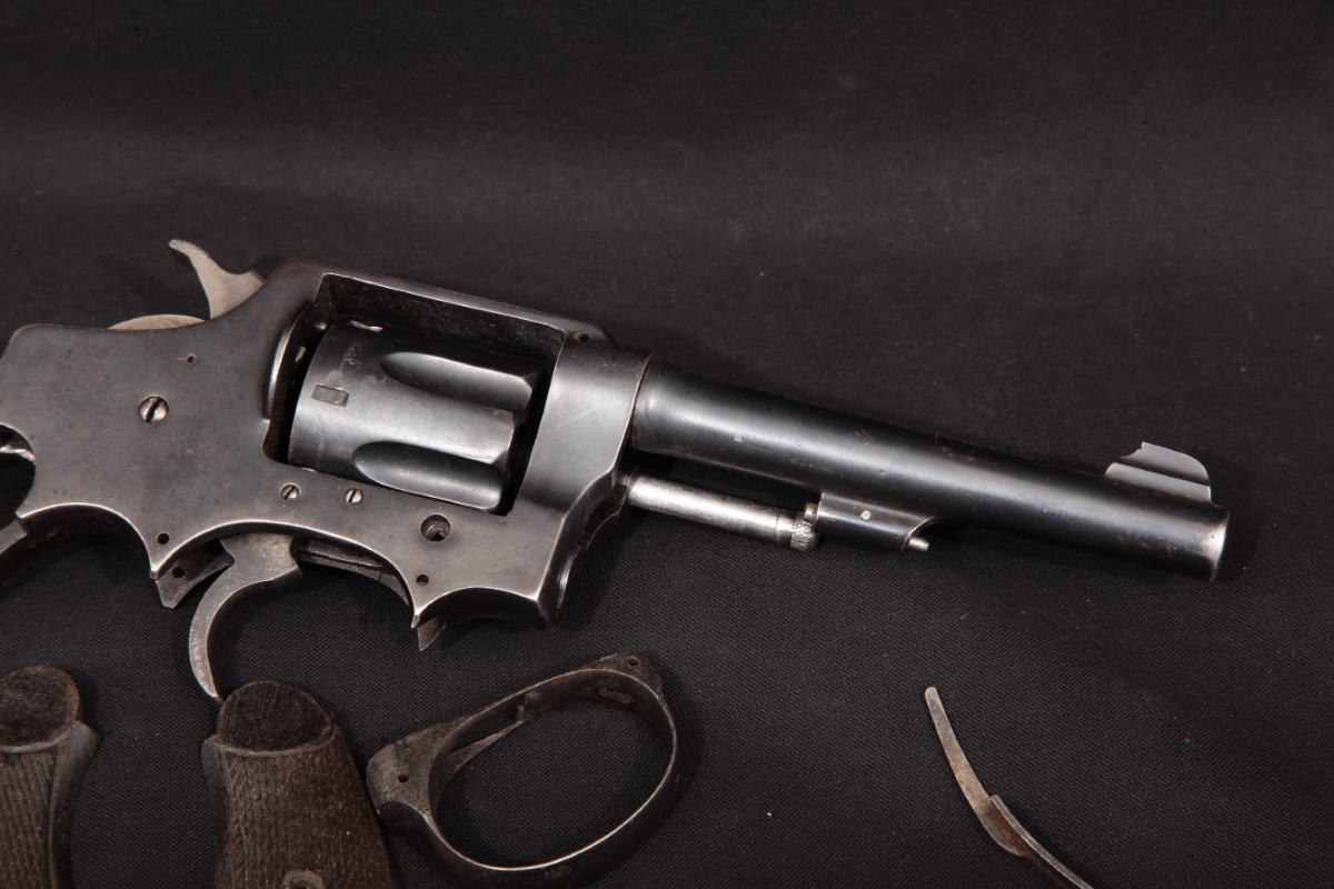 Eibar Lot Of 3 Spanish S&W Copy Revolvers, Blue 4" & 5" Double Action ...