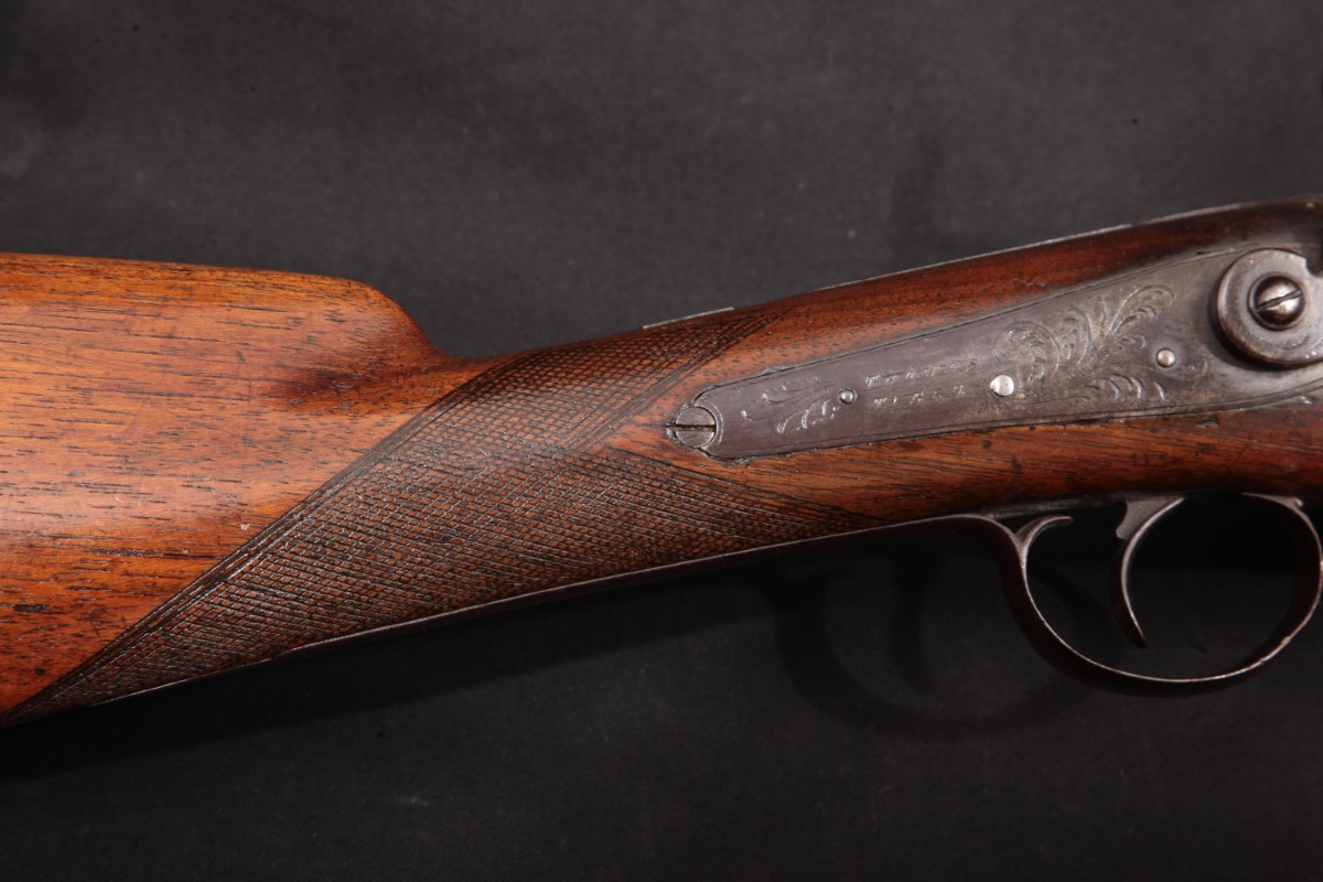 Thomas Tyrer Model Percussion Kentucky Rifle Half-Stock, Blue 38 Single ...