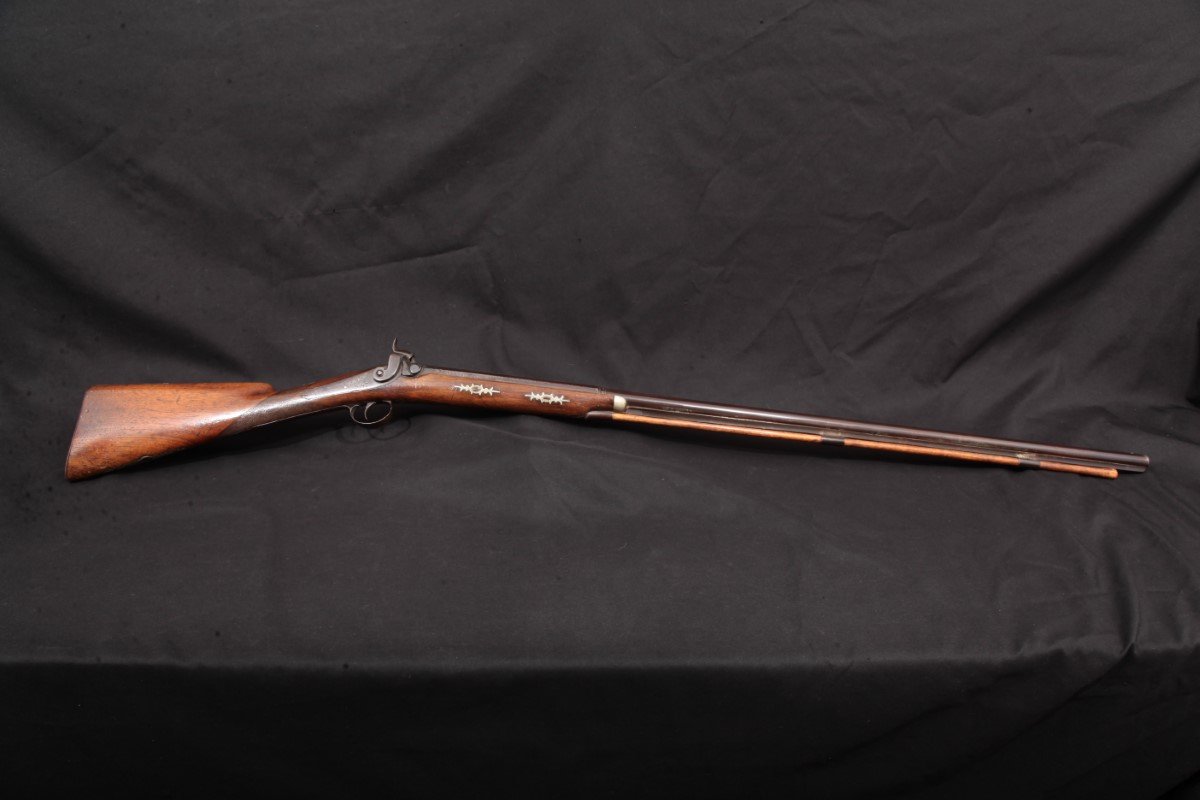 Thomas Tyrer Model Percussion Kentucky Rifle Half-Stock, Blue 38 Single ...