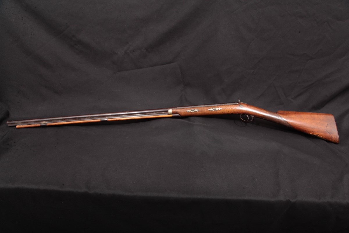 Thomas Tyrer Model Percussion Kentucky Rifle Half-Stock, Blue 38 Single ...