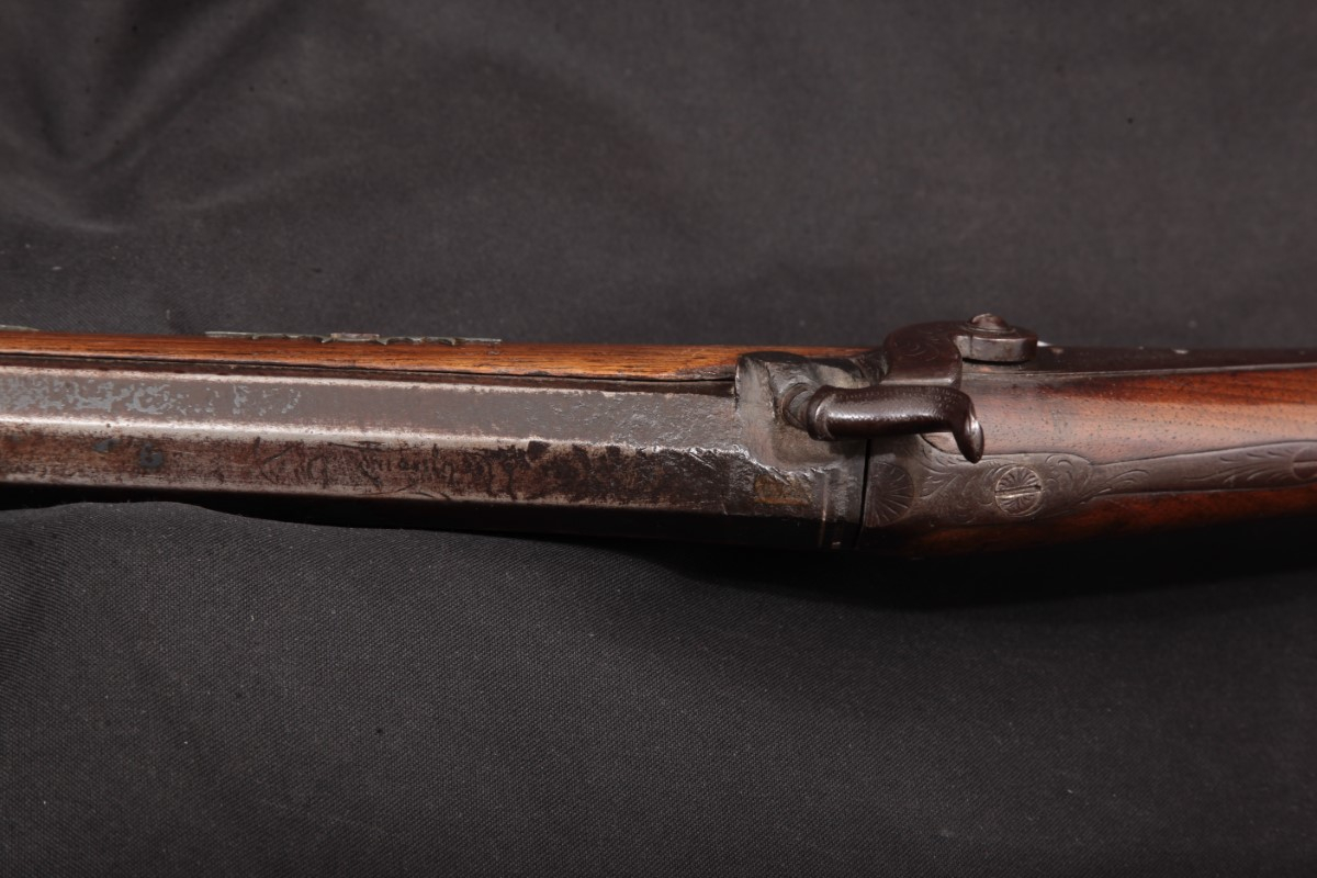 Thomas Tyrer Model Percussion Kentucky Rifle Half-Stock, Blue 38 Single ...