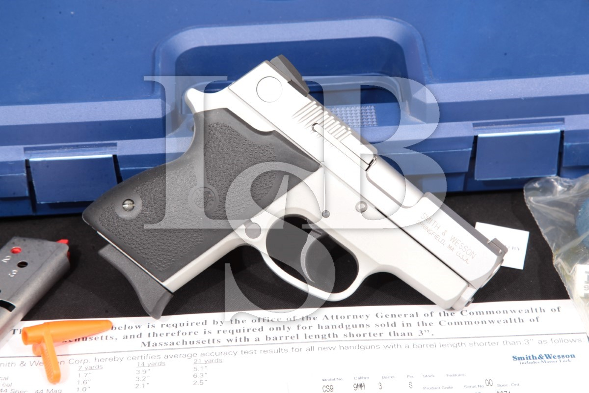 Smith & Wesson S&W Model Cs9 Chiefs Special 103887, Stainless & Alloy 3 ...