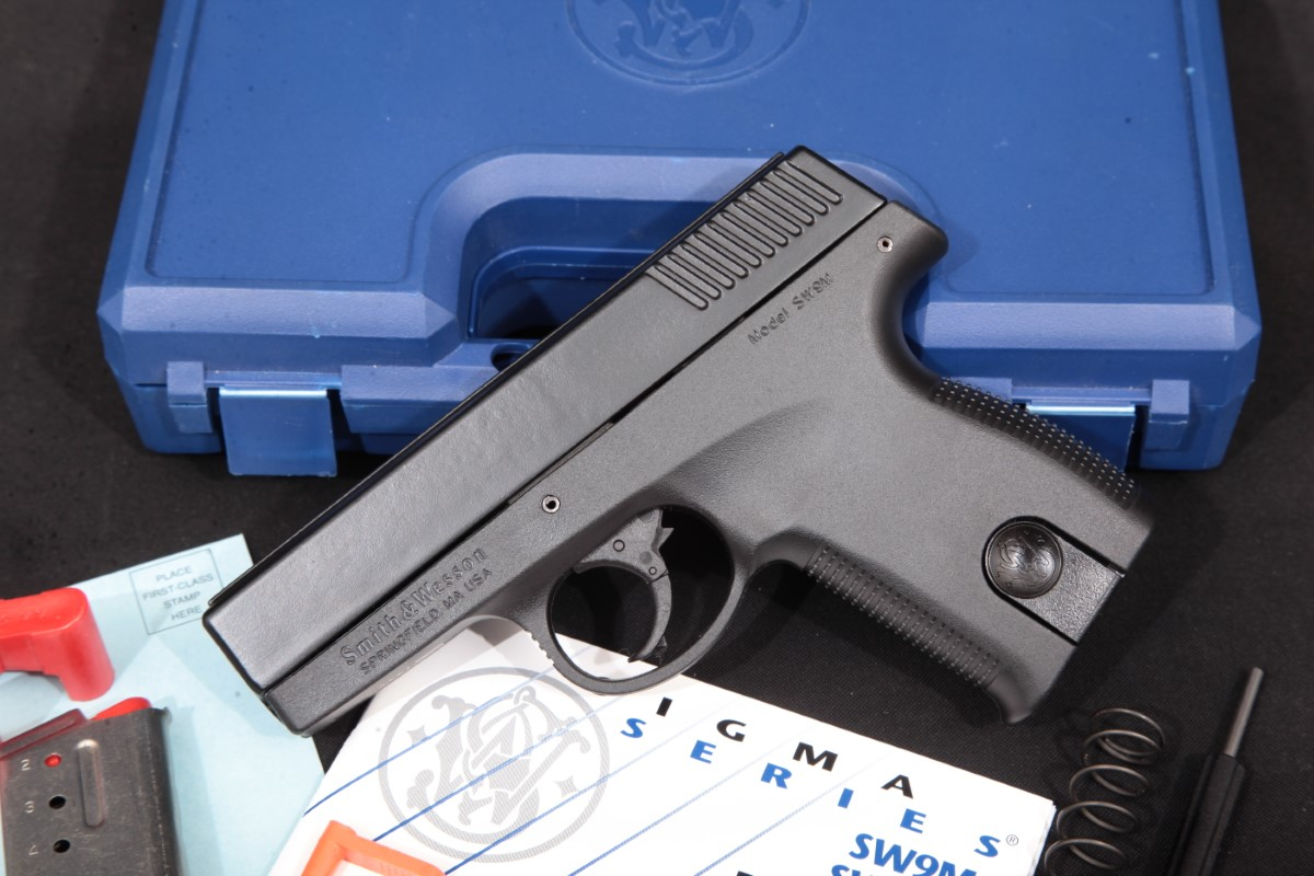 Smith & Wesson S&W Model Sw9m Sub-Compact Sigma Series, Black 3 1/4 ...