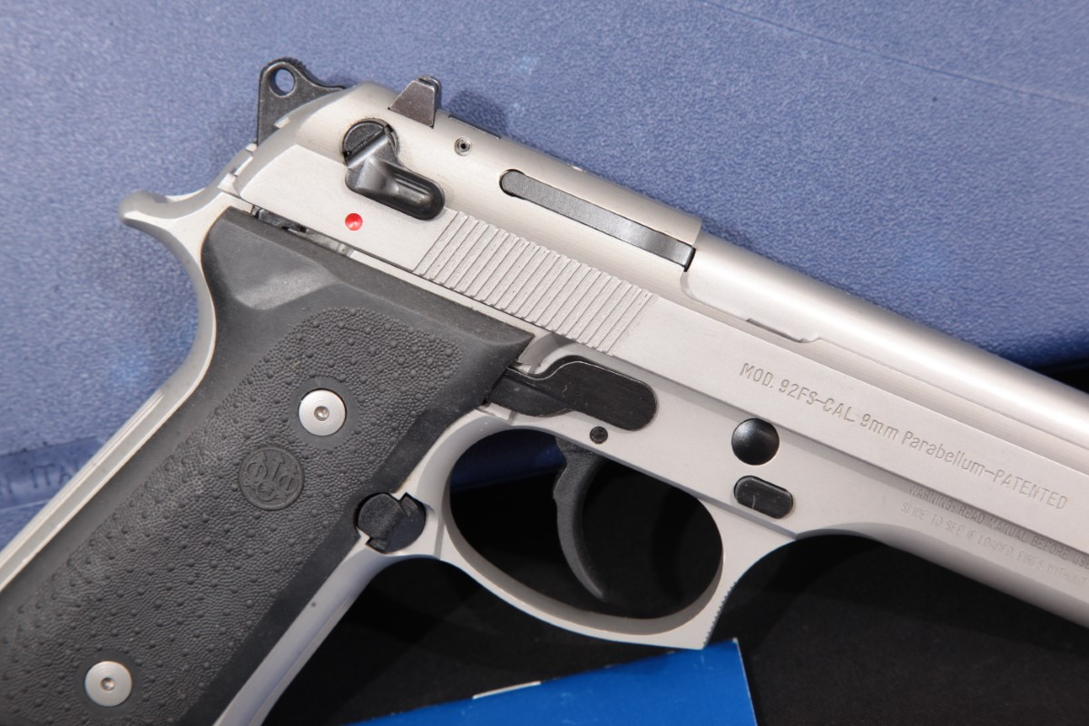 Beretta Model 92fs 92-Fs Inox Js92f535, Stainless & Alloy 4.9" Sa/Da ...
