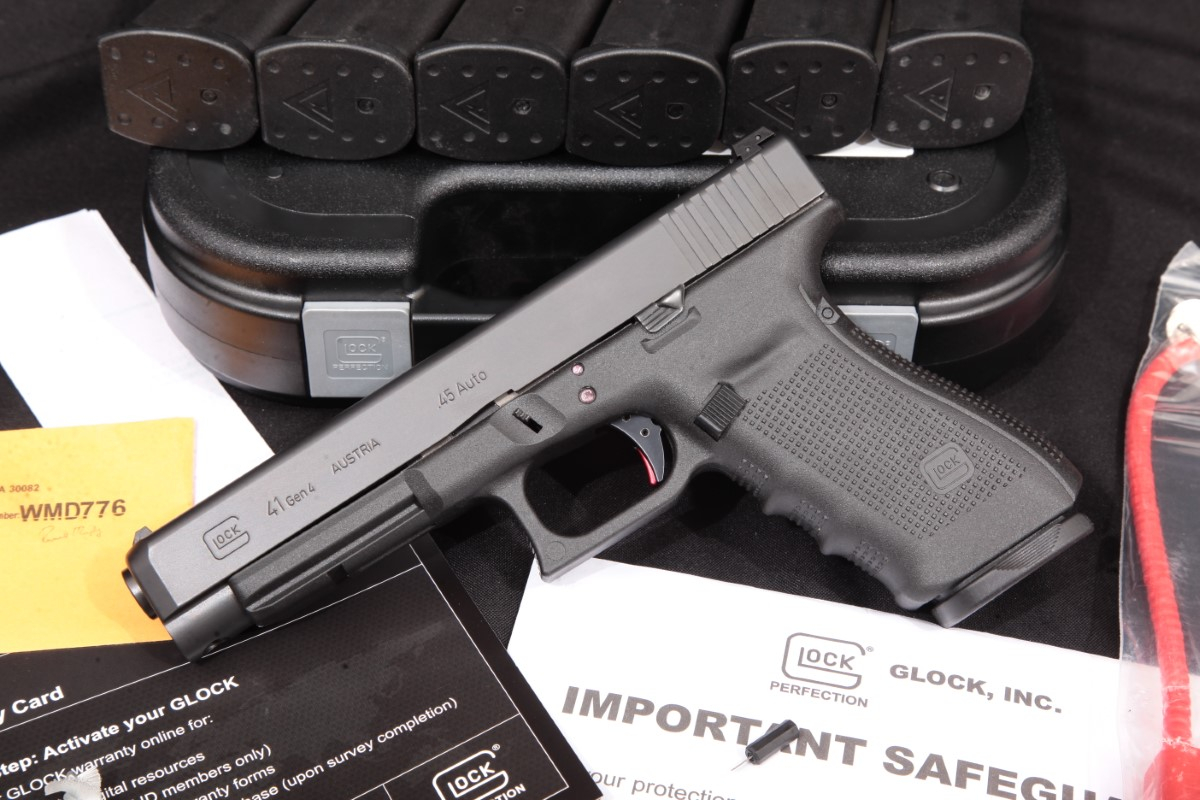 Glock Model 41 Gen 4 M41 G41, Matte Black Tennifer 5 1/4" Semi ...