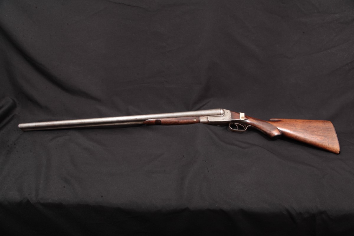 Ithaca Lewis Model Field Grade, Blue & Damascus 30" Double-Barreled ...