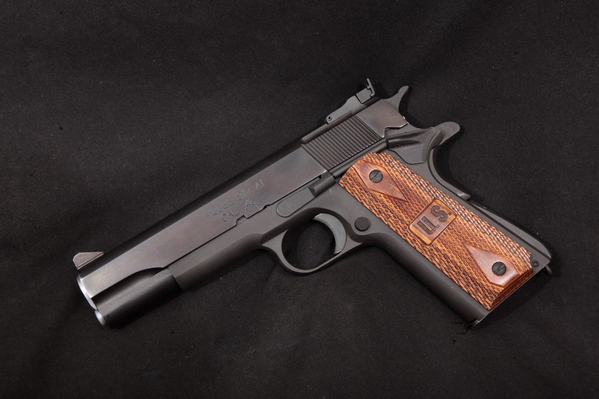 Springfield Armory Model 1911-A1 Gi, Blue 5" Single Action Magazine Fed ...