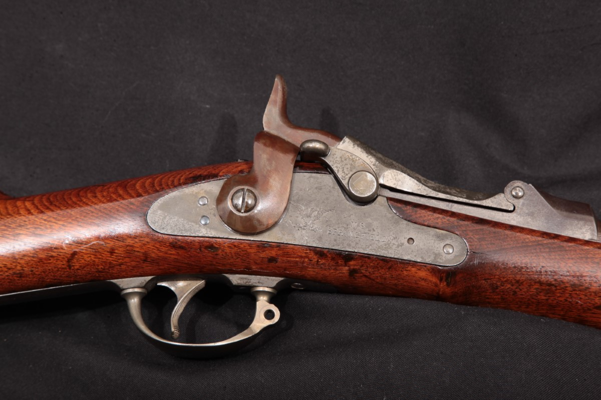 Springfield Sporterized Model 1884 U.S. Trapdoor Rifle, Blue & Case ...