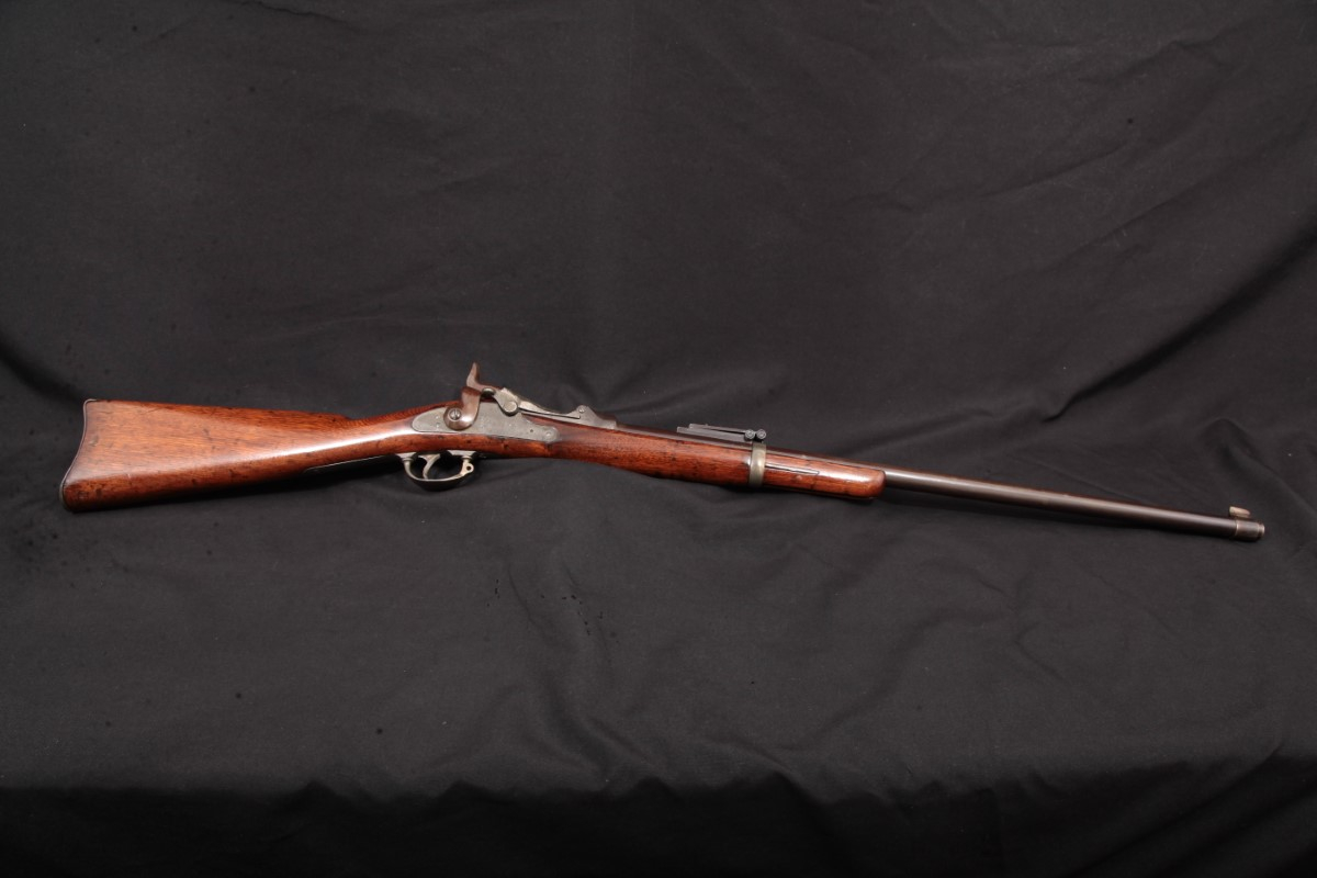 Springfield Sporterized Model 1884 U.S. Trapdoor Rifle, Blue & Case ...