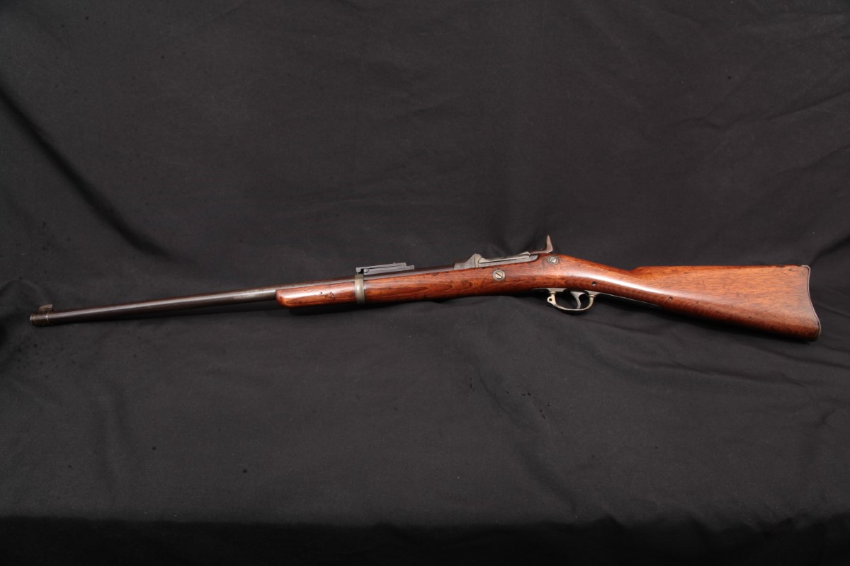 Springfield Sporterized Model 1884 U.S. Trapdoor Rifle, Blue & Case ...