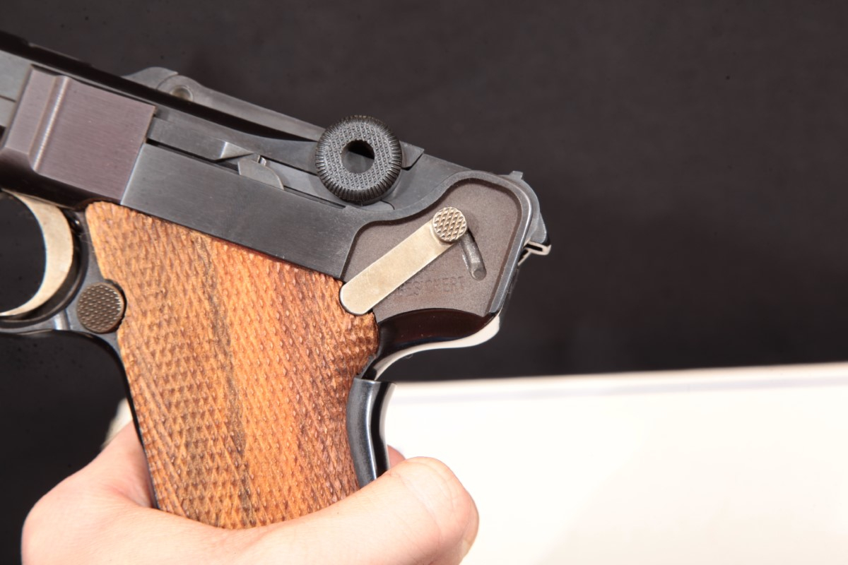 Mauser Interarms Parabellum Swiss-Style Luger, Blue 4" Toggle-Lock Semi ...