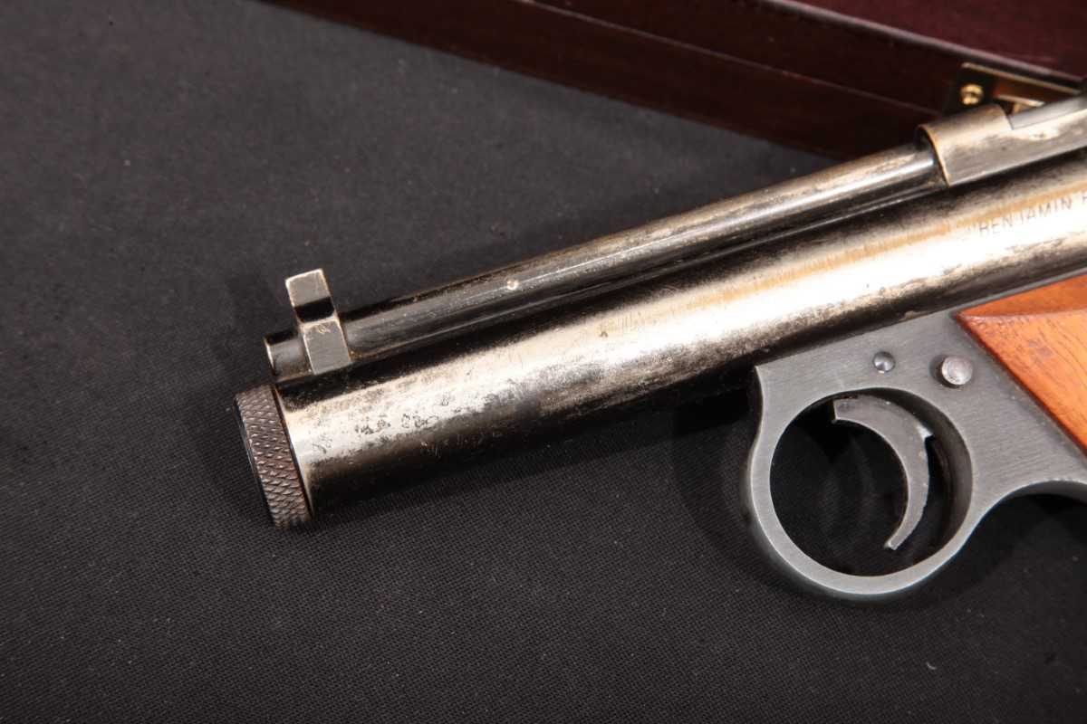 Vintage Pre-1957 Benjamin Model 257 Target Air Pistol & Custom Case ...