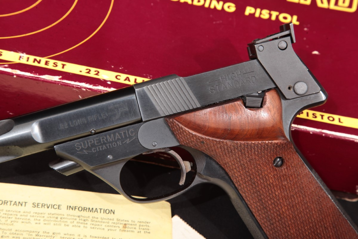 High Standard Hi-Standard Supermatic Citation Military Series 106 9243 ...