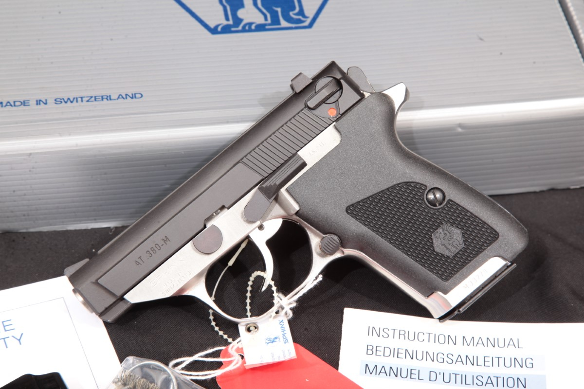 Sphinx Sile Model At380 At-380-M, Stainless & Black 3 1/4" Ambi Dao ...