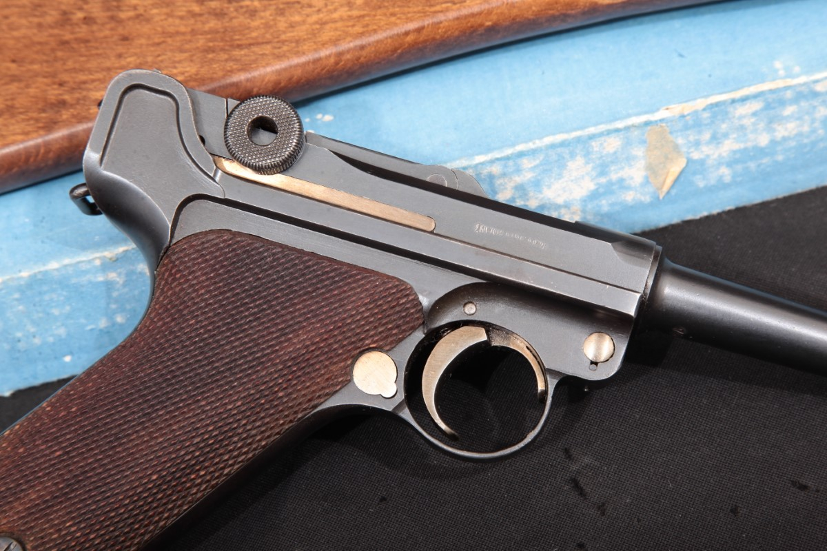 Dwm Luger Model 1920 Commercial Luger, Blue 3 7/8 Sa Semi-Automatic ...