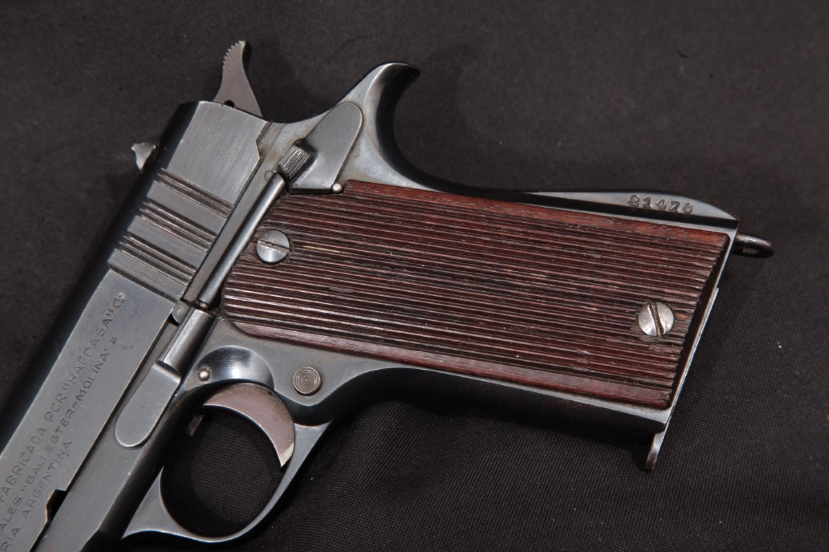 Hispano-Argentina Argentine Hafdasa Model Ballester-Molina Pistol ...