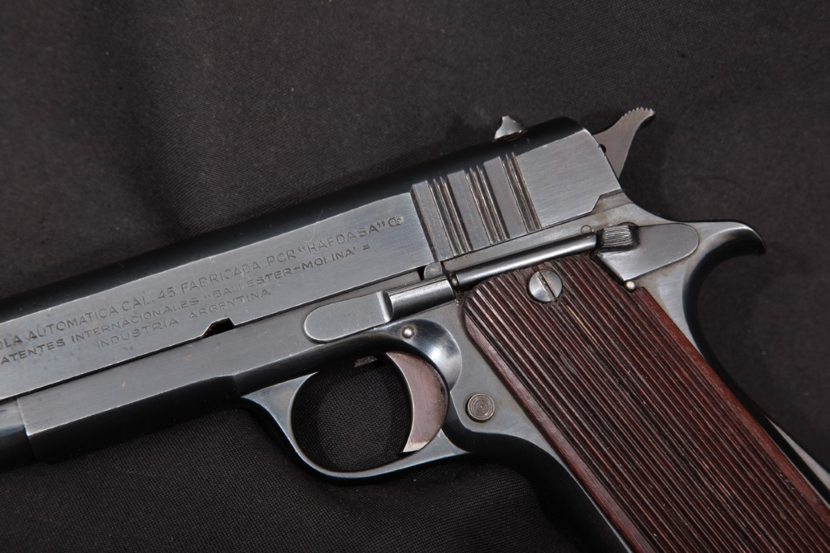 Hispano-Argentina Argentine Hafdasa Model Ballester-Molina Pistol ...