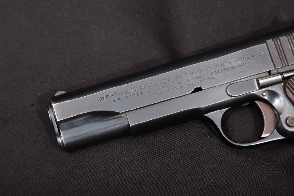 Hispano-Argentina Argentine Hafdasa Model Ballester-Molina Pistol ...
