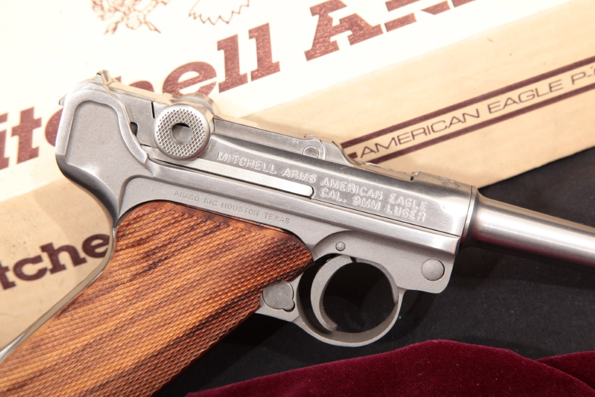 Mitchell Arms Aimco Model American Eagle Luger, Stainless 4 Sa Semi ...