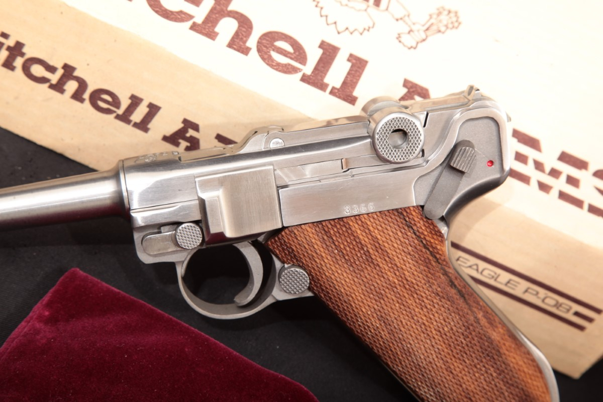 Mitchell Arms Aimco Model American Eagle Luger, Stainless 4 Sa Semi ...