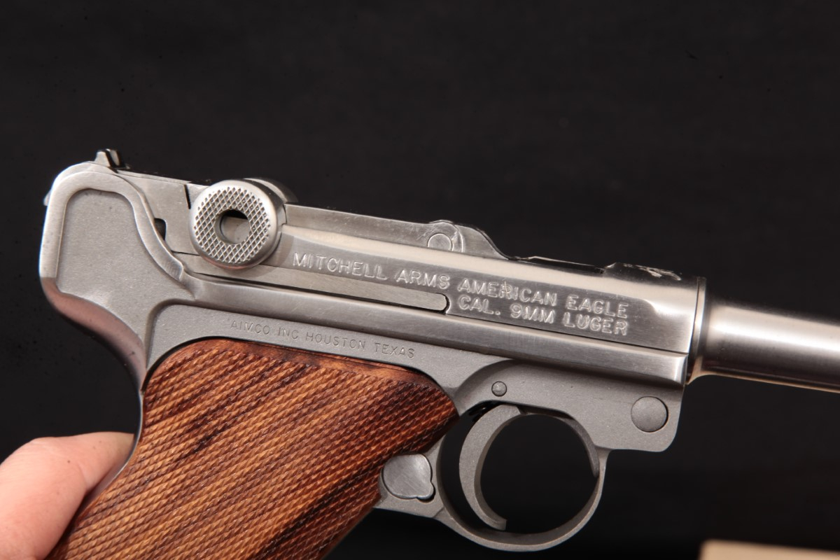 Mitchell Arms Aimco Model American Eagle Luger, Stainless 4 Sa Semi ...