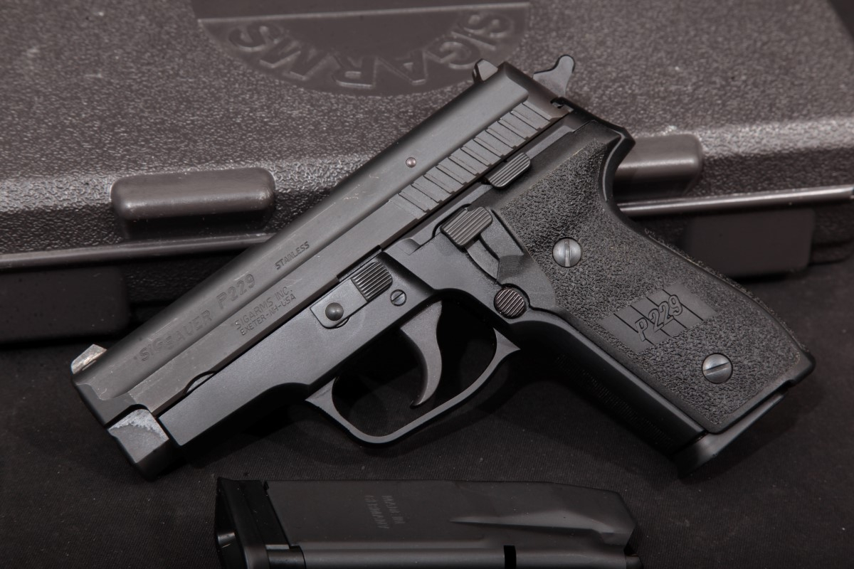 Sig Sauer Model P229 P 229, Blue & Black 3 3/4" Sa/Da Semi Automatic ...