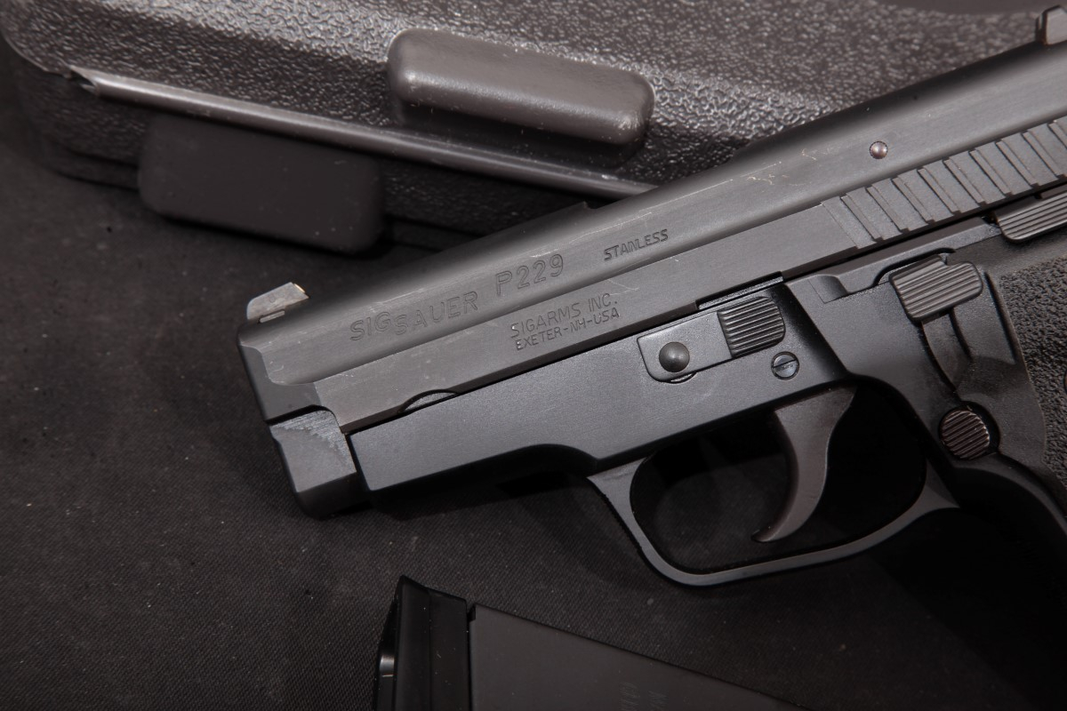 Sig Sauer Model P229 P 229, Blue & Black 3 3/4" Sa/Da Semi Automatic ...