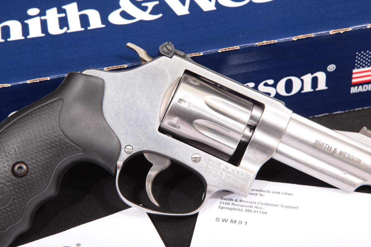 Smith & Wesson S&W Model 63-5 1977 .22 Kit Gun 162634, Stainless 3 In ...