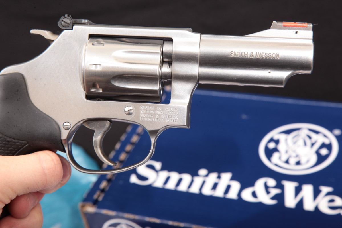 Smith & Wesson S&W Model 63-5 1977 .22 Kit Gun 162634, Stainless 3 In ...