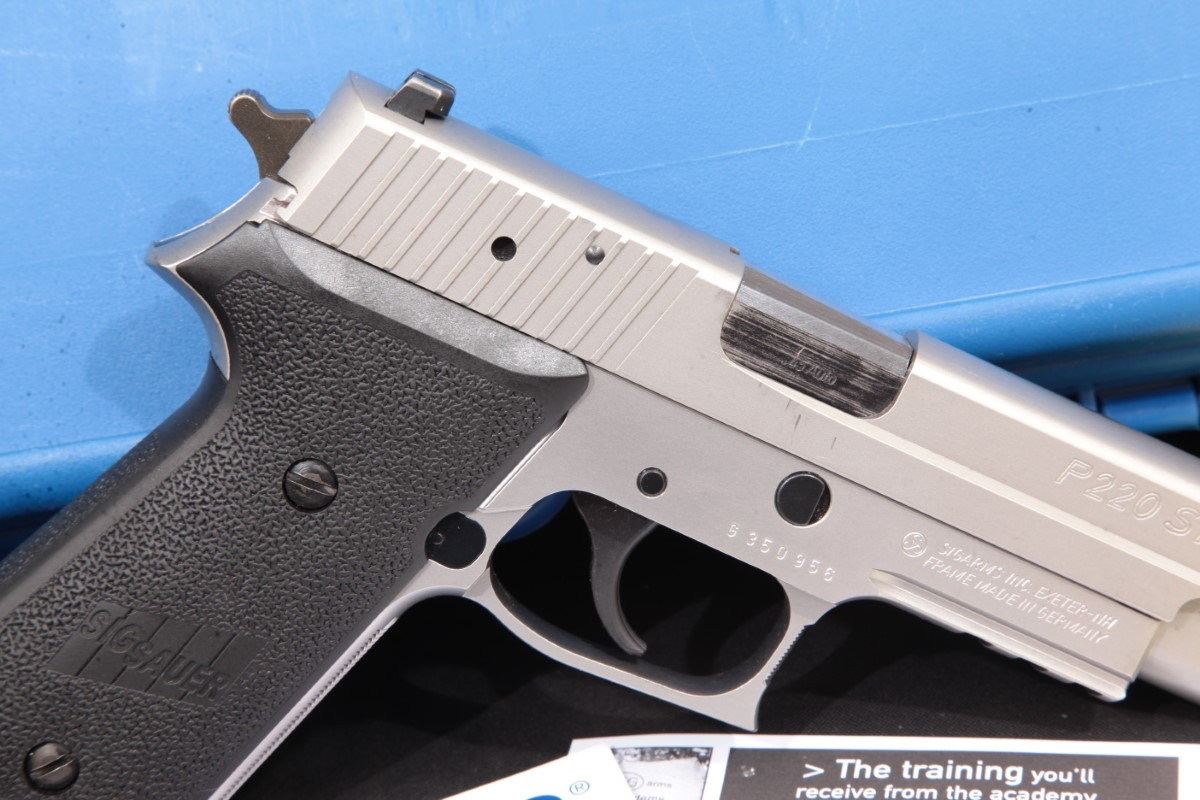 Sig Sauer Model P220 St P-220-45-Sp, Stainless 4.4" Sa/Da Semi ...