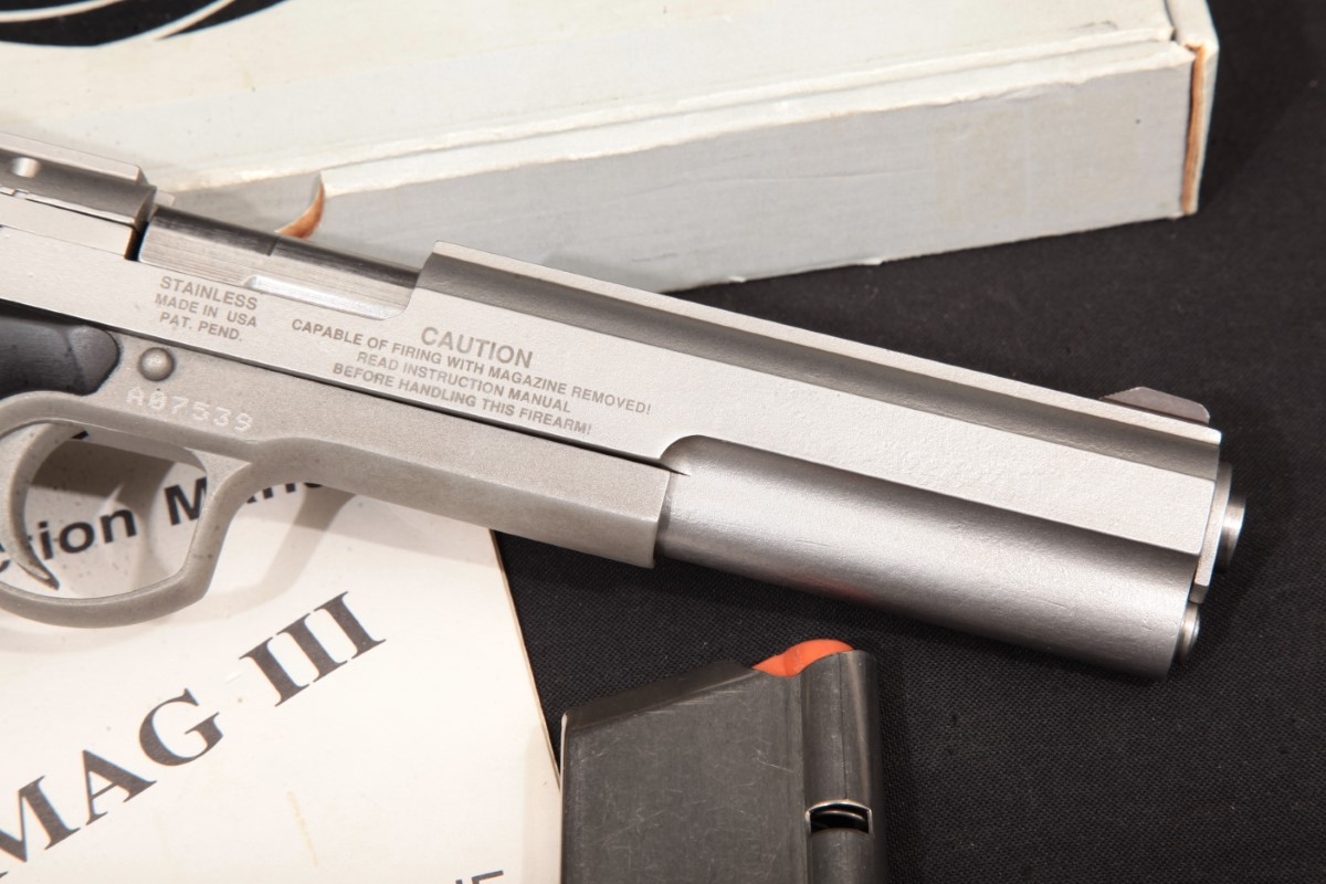 Amt Automag Iii, Stainless, 6 3/8, Detachable Magazine Fed Single ...